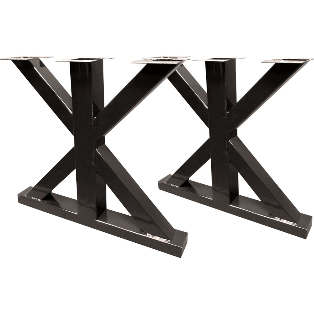 WoodSlabs.com - X Table Base